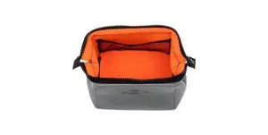 PUEBCO Wired Pouch - Light Gray & Orange