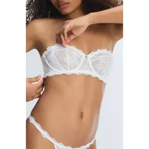 SAVAGE X FENTY At First Sight Unlined Strapless Bra - Hazy White