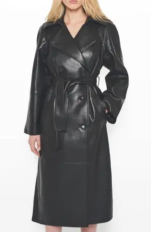 AS By DF Miller Recycled Leather Trench Coat