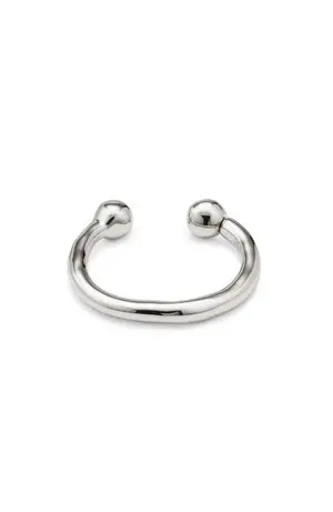 UNODE50 Double Bead Bangle - Silver