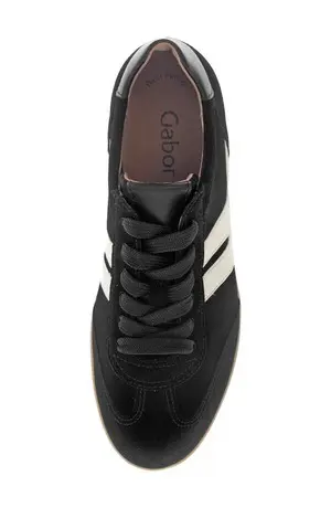 Gabor 63.300 Leather Sneakers - Black