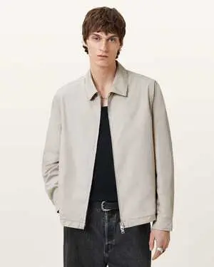 ALLSAINTS Trey Ramskull Jacket - Feather Taupe