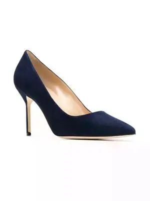 Manolo Blahnik Bb Pointed-toe Pumps - Blue
