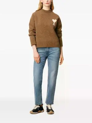 Ami Cotton Straight-leg Jeans