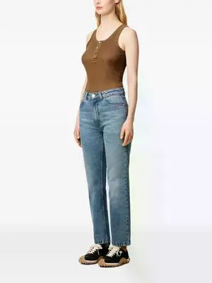 Ami Cotton Straight-leg Jeans