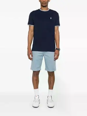 Polo Ralph Lauren Embroidered-logo T-shirt - Blue