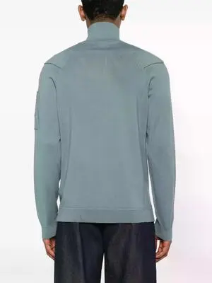 C.P. COMPANY Lens-detail Sweater - Blue