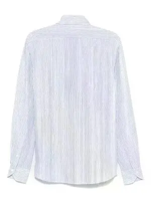 DELL'OGLIO Striped Shirt - Blue