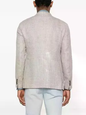 Tagliatore Textured Blazer - Brown