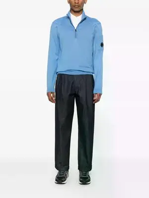 C.P. COMPANY Lens-detail Sweater - Blue