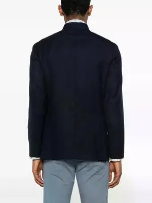 Boglioli Band-collar Blazer - Blue