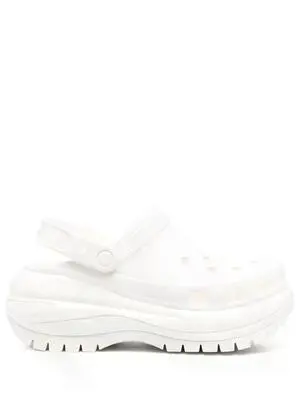 CROCS Perforated Platform Clogs - White