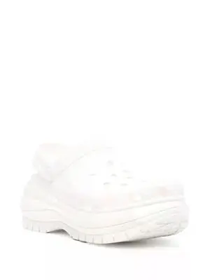 CROCS Perforated Platform Clogs - White
