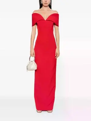 MOOS STUDIO V-neck Maxi Dress