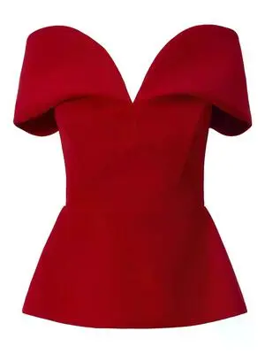 MOOS STUDIO Sleeveless Top - Red