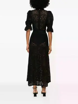 MOOS STUDIO Lace Maxi Dress