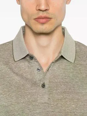 BOSS Mélange Polo Shirt - Brown