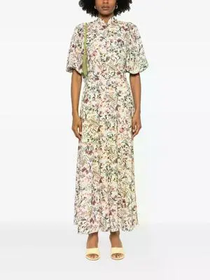 MOOS STUDIO Jardin De Fleurs Maxi Dress