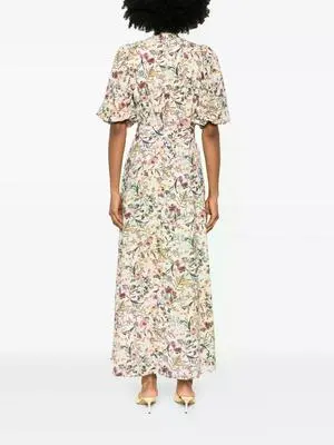 MOOS STUDIO Jardin De Fleurs Maxi Dress