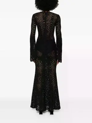 MOOS STUDIO Midnight Bloom Maxi Dress