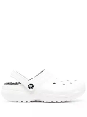 CROCS Baya Fleece-lined Clogs - White
