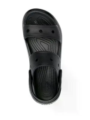 CROCS Mega Crush Rubber Sandals - Black