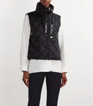 Max Mara Down-padded Gilet - Black
