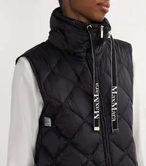 Max Mara Down-padded Gilet - Black