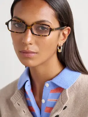 Miu Miu Rectangular Acetate Optical Glasses