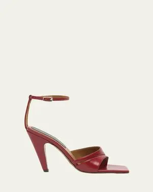 Stella McCartney Spur Vegan Ankle-strap Sandals - Red