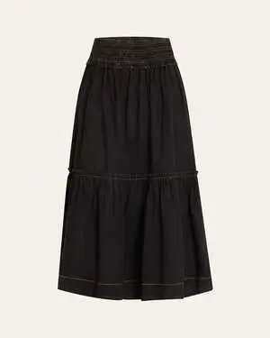 Ganni Elasticated Skirts