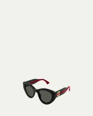 Gucci Cat-eye Recycled Acetate Sunglasses