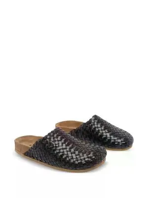Dragon Diffusion Leather Sandals - Brown