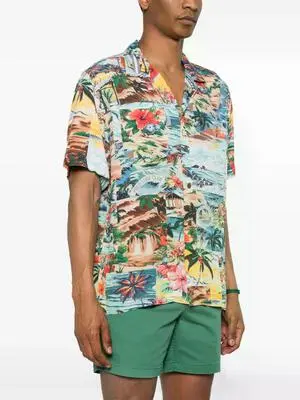 Polo Ralph Lauren Patchwork-print Camp Shirt