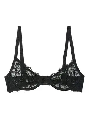 Fleur Du Mal Bianca Bra - Black