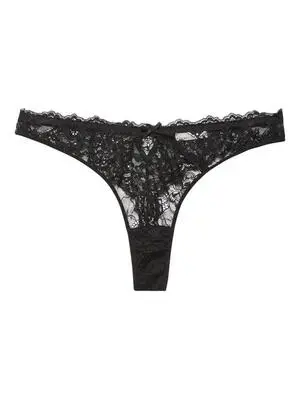 FLEUR DU MAL Bianca Thong - Black