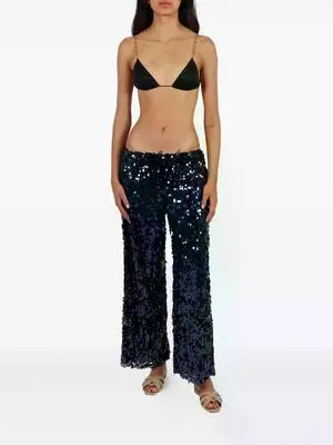 Oseree Sequin Trousers - Blue