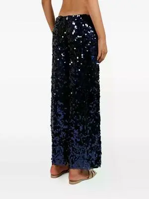 Oseree Sequin Trousers - Blue