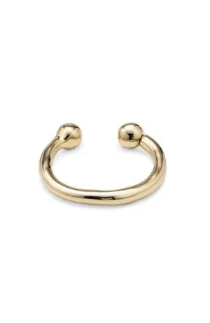 UNODE50 Double Bead Bangle - Gold