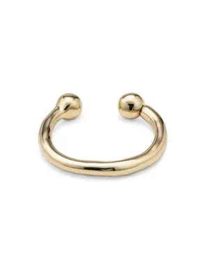 UNODE50 Double Bead Bangle - Gold