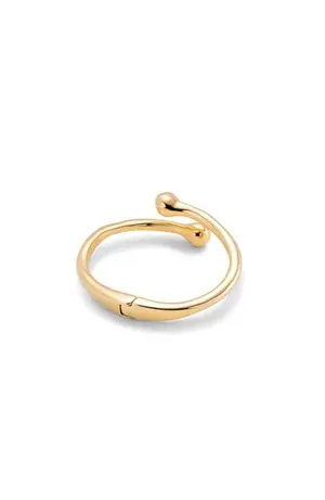 UNODE50 Rigid Bangle With Inner Spring - Gold
