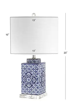 JONATHAN Y Choi 23" Chinoiserie Led Table Lamp