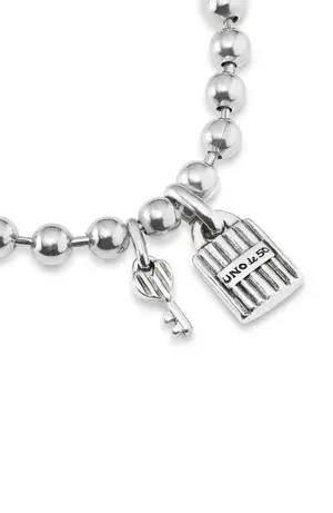 UNODE50 Lock And Key Charm Bracelet
