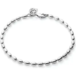 UNODE50 Oval Loop Link Bracelet - Silver
