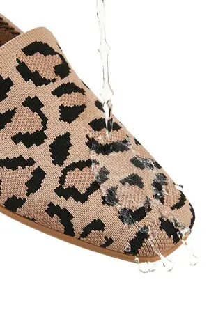 Vivaia Water-repellent Square-toe Loafers - Dark Leopard