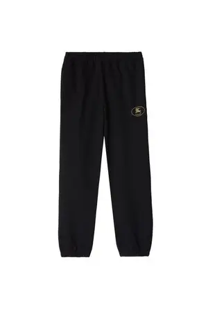 Burberry Knight Stamp Cotton Jogging Pants