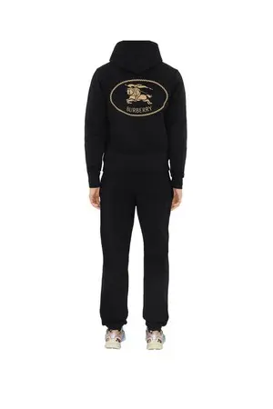 Burberry Knight Stamp Cotton Jogging Pants