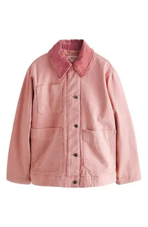 NEXT Corduroy Collar Denim Jacket