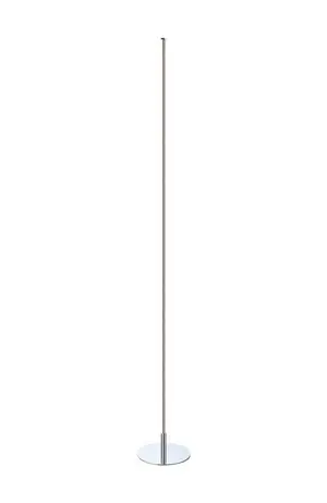 JONATHAN Y Iris 59.5" Led Integrated Floor Lamp - Chrome