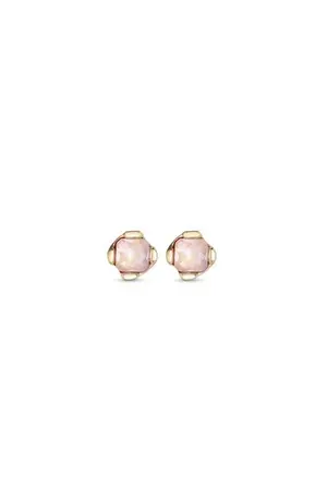 UNODE50 Stud Earrings With Crystal - Gold